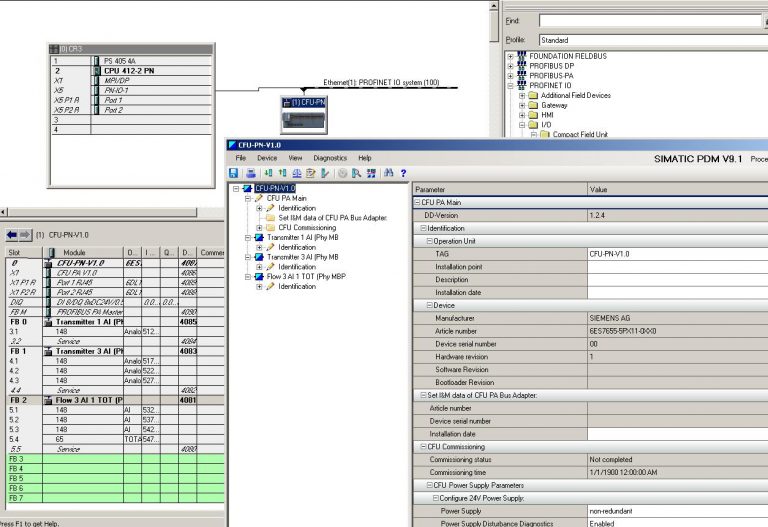"Integrando PROFIBUS PA en PROFINET: SIEMENS CFU review" - Cursos ...
